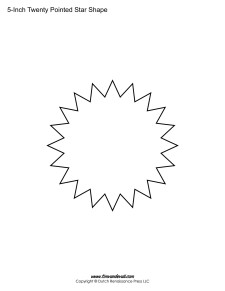 Twenty Pointed Star - Tim's Printables