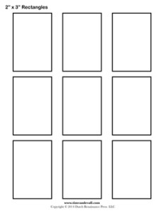 Rectangle-Printables - Tim's Printables