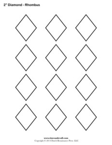 Rhombus-Template-Blank - Tim's Printables