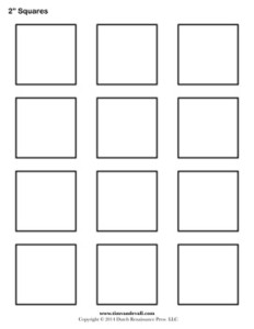 Squares-Sheet - Tim's Printables