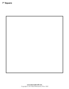 Squares-Stencil - Tim's Printables