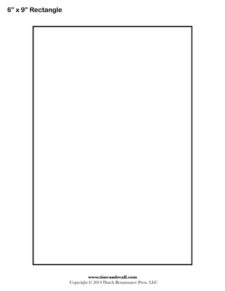 Rectangle Templates - 6 Inch - Tim's Printables