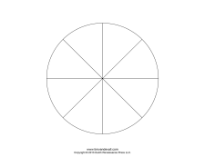 8-Piece-Pie-Chart - Tim's Printables