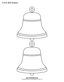 Bell Templates / Bell Shape Printables - Tim's Printables