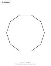 Blank-Decagon-Template - Tim's Printables