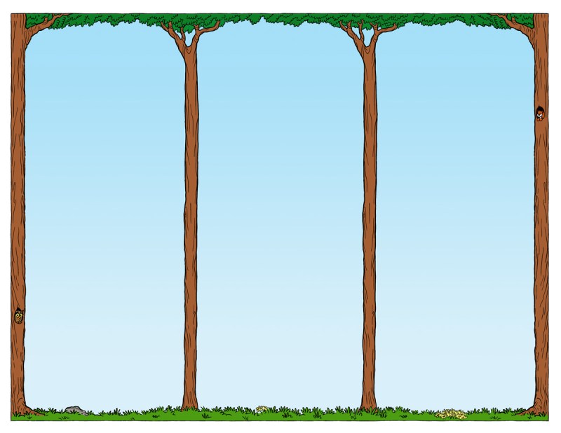 Brochure-Template-Trees - Tim's Printables