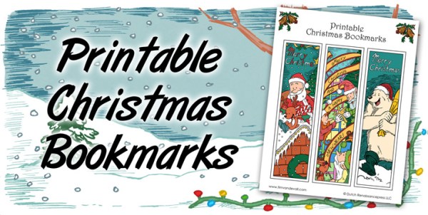 Christmas Bookmarks - A Fun Printable Christmas Craft for Kids