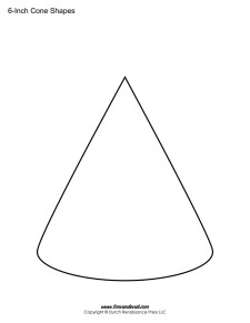 Cone Templates / Cone Shape Printables - Tim's Printables