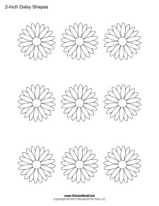 Daisy Templates / Daisy Shape Printables - Tim's Printables
