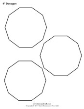 Decagon-Printable – Tim's Printables