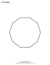 Decagon-Stencil - Tim's Printables