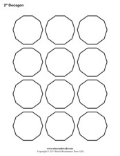 Decagon-Template-Blank - Tim's Printables