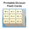 Free Division Flash Cards for Kids | Printable PDF – Tim's Printables