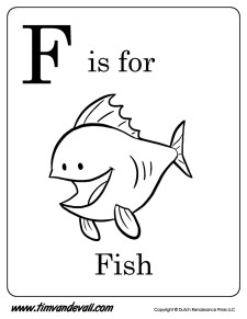 F-is-for-Fish-Printable - Tim's Printables