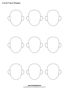 Face Templates / Face Shape Printables - Tim's Printables