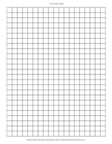 Graph Paper - 1 cm - Tim's Printables