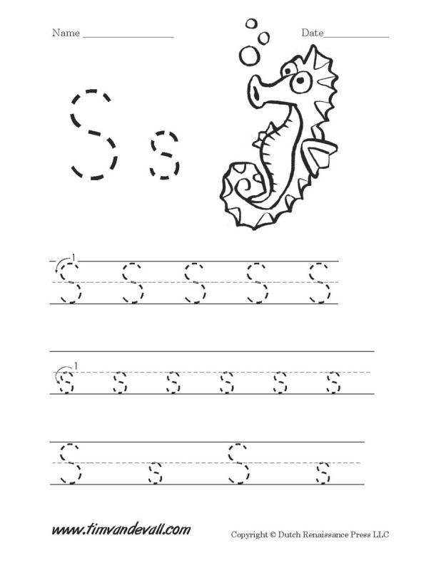 Letter-S-Worksheet-Printable - Tim's Printables