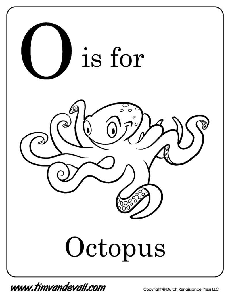 O-is-for-Octopus-Printable - Tim's Printables