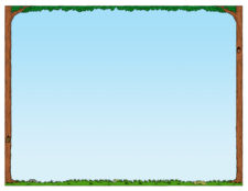Page-Border-Template-Trees - Tim's Printables