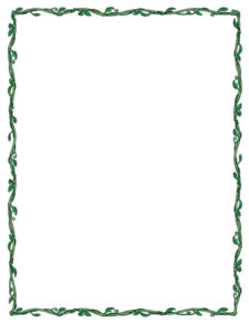 Page Border Template - Vines - Tim's Printables