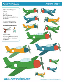 printable-airplane-stickers - Tim's Printables