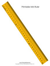 Printable MM Ruler - Tim's Printables