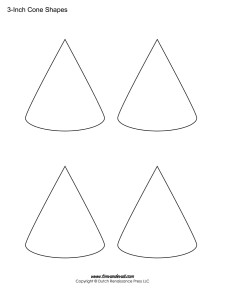Cone Templates – Tim's Printables