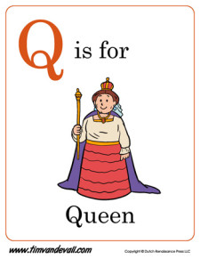 Q-is-for-Queen - Tim's Printables