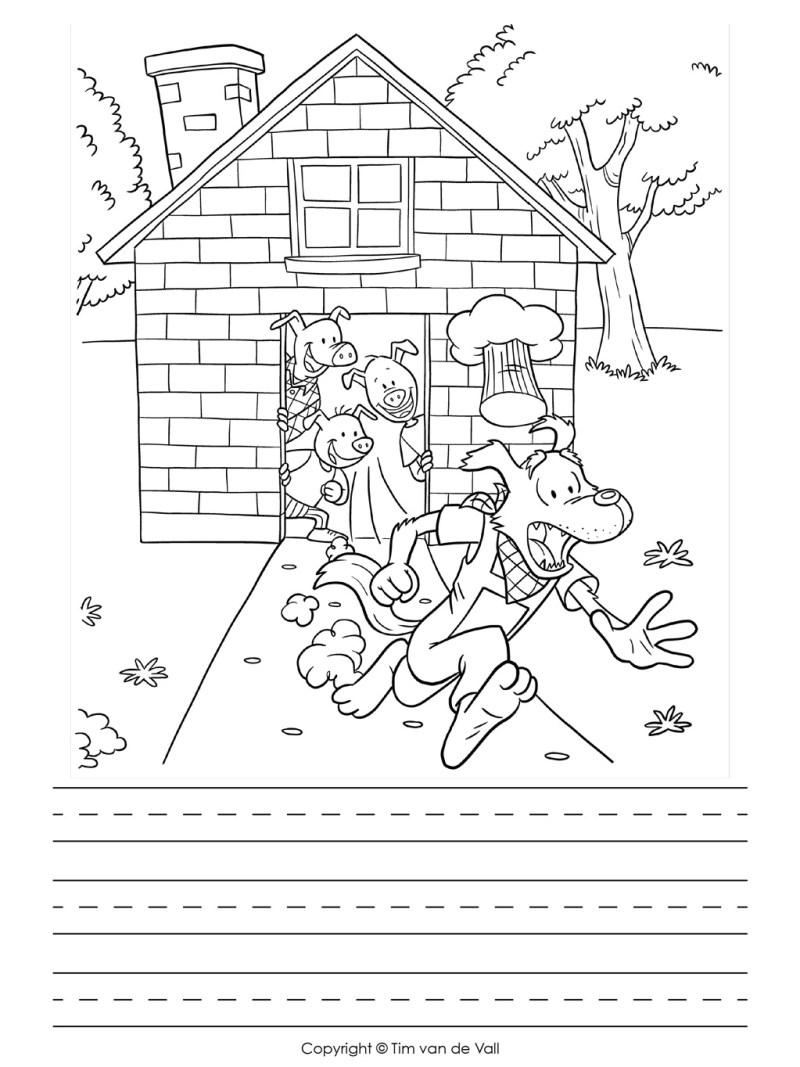 Three-Little-Pigs-Writing-Paper-09 - Tim's Printables