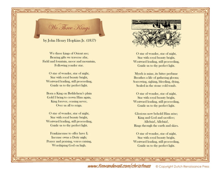 We-Three-Kings - Tim's Printables