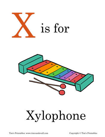 X-is-for-Xylophone-Printable-2019-350 - Tim's Printables