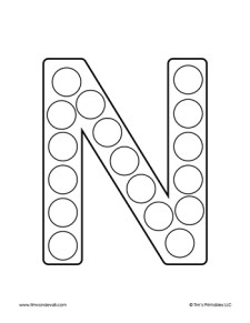 Alphabet Dot Marker Worksheets - Tim's Printables