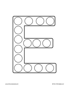 Alphabet Dot Marker Worksheets - Tim's Printables