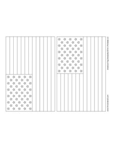 American Flag Templates - Tim's Printables