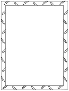 Back to School Borders - Tim's Printables