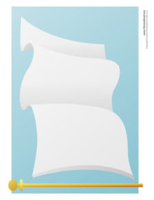 Flag Template #4 - Tim's Printables