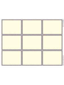 Blank Flash Card Template with Borders - Tim's Printables