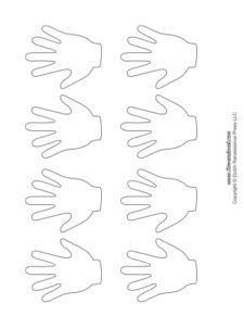 Handprint Templates - Tim's Printables