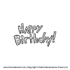 happy-birthday-bw-clipart – Tim's Printables