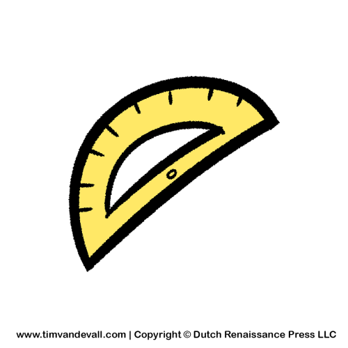 protractor-clipart – Tim's Printables
