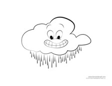 Weather for Kids | Free Cloud Templates and Weather Coloring Pages
