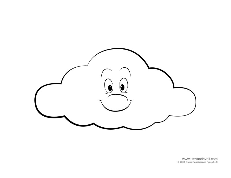 Cloud Printable - Tim's Printables