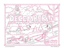 December Extreme Difficulty Dot-to-Dot - 800 Dots - Tim's Printables