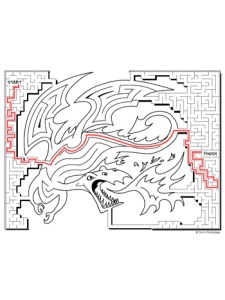 Dragon Maze - Tim's Printables