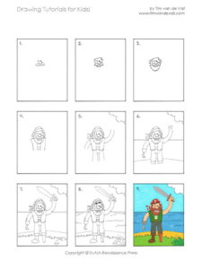 Draw a Pirate - Tim's Printables