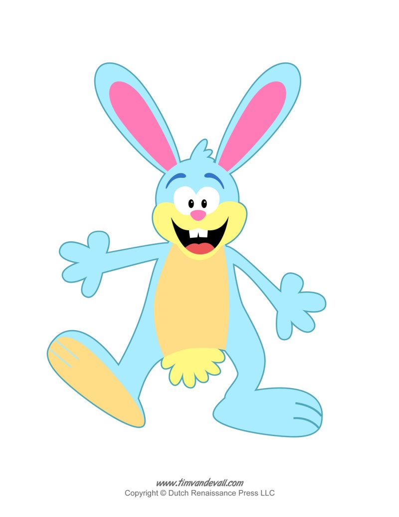 Easter Bunny Clipart - Tim's Printables