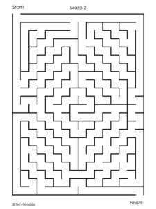 Easy Mazes Vol. 1 - Tim's Printables
