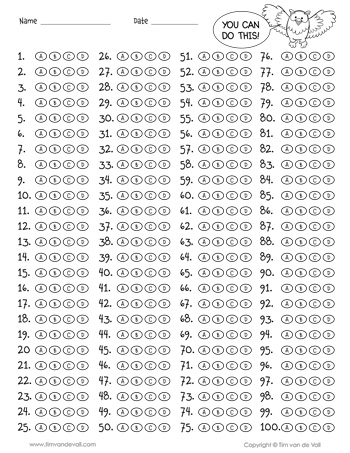 Printable Bubblesheets Answer Sheets Bubble Sheets An - vrogue.co