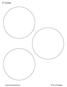Circle Templates | Blank Shape Templates | Free Printable PDF