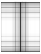Engineering Graph Paper Template, 8.5x11 Letter, Printable PDF